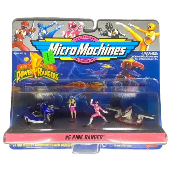 Micro Machines | Toys | Vtg Mighty Morphin Power Rangers Pink Ranger ...